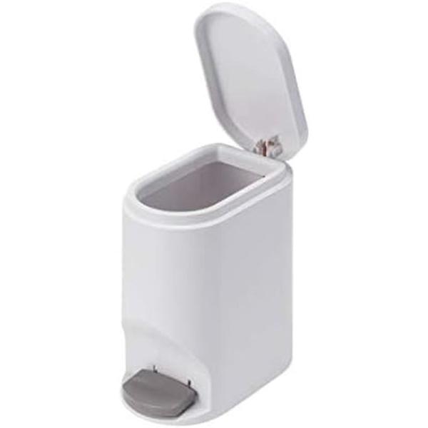 [関連word] オーエ スマート トイレポット W | トイレポット フタ付き スマートトイレポット ダストボックス サニタリーボックス ペダル式 トイレ用品 シンプル コーナーポット トイレゴミ箱 ホワイト W スマートトイレ ナプキン...