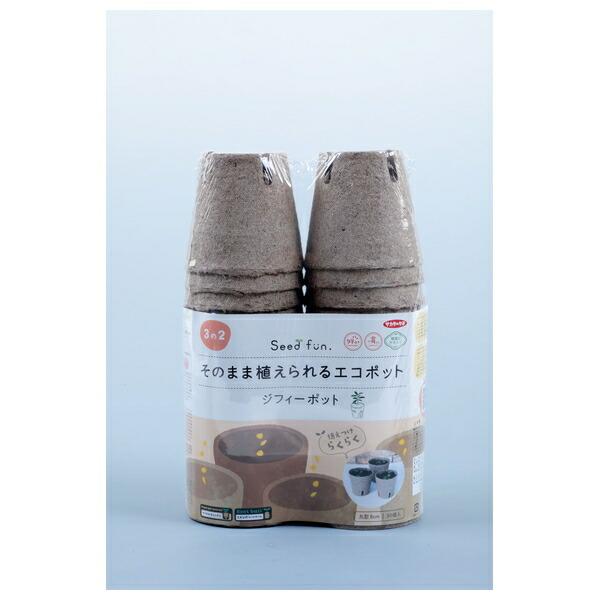 サカタのタネ そのまま植えられるエコポット ジフィーポット 8cm 30個入り  [4974449006243]■商品番号・規格：[4974449006243]※取り寄せ品の納期については、メーカー在庫有時の表記となっております。商品欠品等...