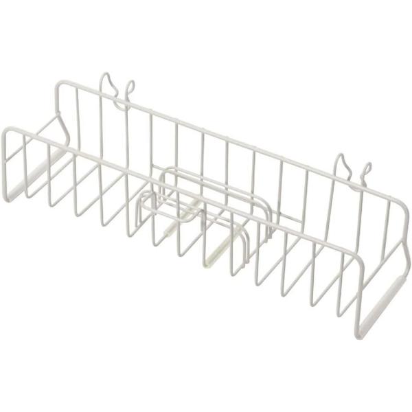 [関連word] パール金属 調理器具 包丁 ナイフ 収納 ラック キッチン キッチンツール 水切りかご用 横置き 2本 ひっかける カゴ