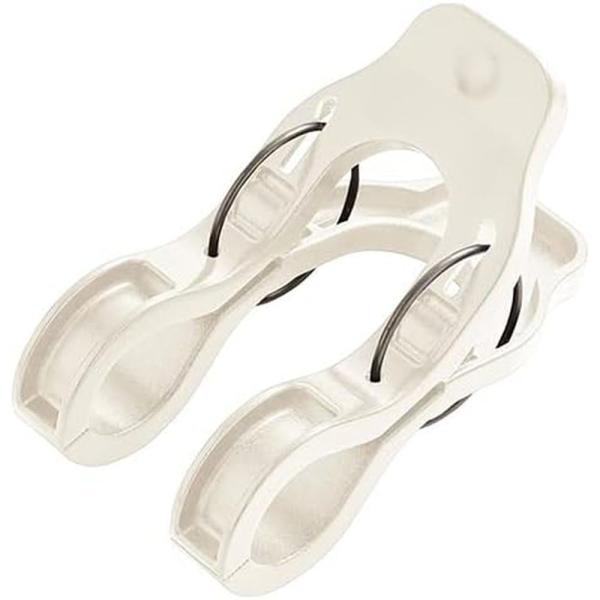 [関連word] 多機能 クリップ 竿止め 強風対策 防風 飛ばされない 竿ピンチ 落下防止 ずれ防止 固定 竿ばさみ ライトグレー