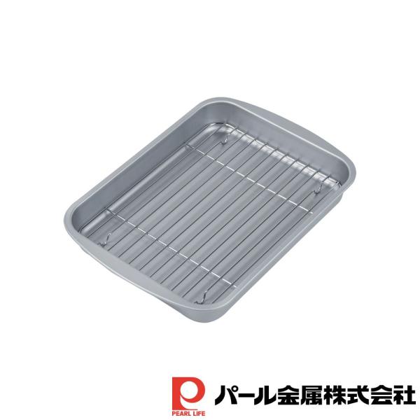 [関連Word] 大 シンプル ウェア ふっ素加工 パール金属 天ぷらバット バット 天ぷら 日本製 フライ 大サイズ アミ付 シルバー ばっと 天麩羅 てんぷら 唐揚げ からあげ 揚げ物 油切り キッチン HW-7018