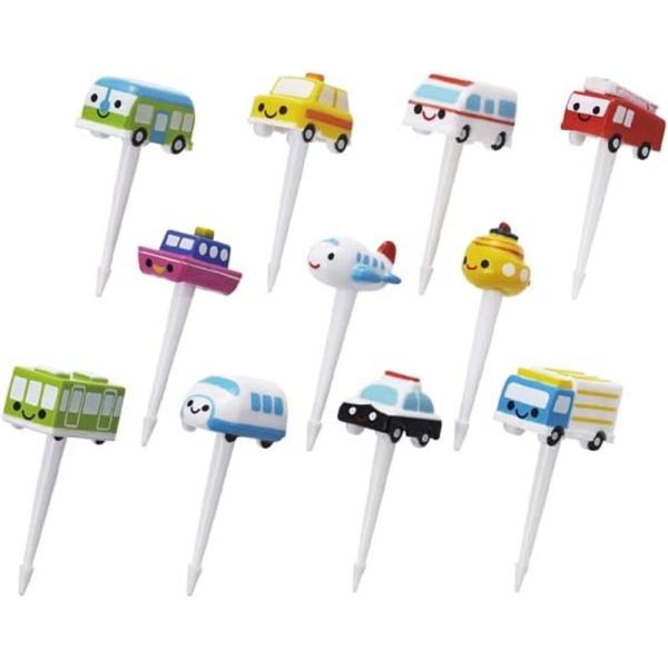 [関連word] トルネ P-3552 はたらくのりものピック | はたらくのりもの ピック お弁当デコレーション お弁当 トルネ のりもの 計11本 入数 バス チャリ タクシー 救急車 はしご車 船 飛行機 潜水艦 電車 新幹線 パトカ...