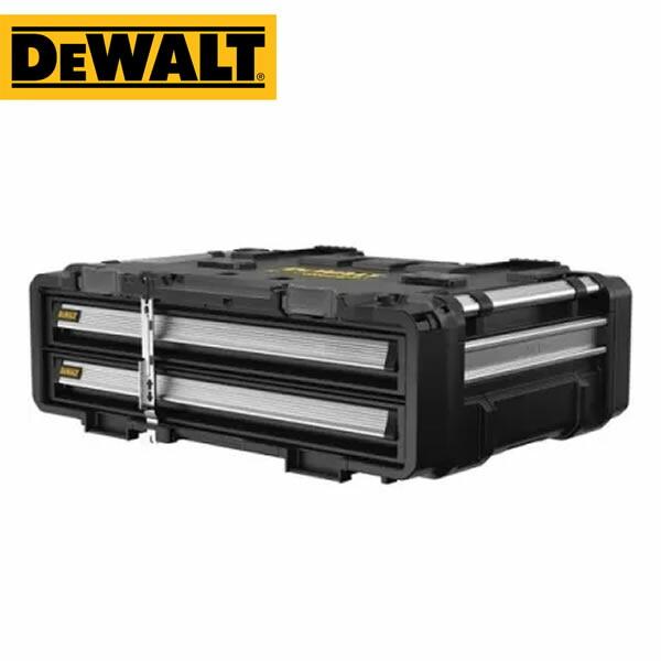 DEWALT(デウォルト) TOUgHSYSTEM 2.0 DXL 浅型2段チェスト DWST08520-1 DWST08520-1TOUgH SYSTEMも接続使用可能■商品番号・規格：DWST08520-1※取り寄せ品の納期については、...