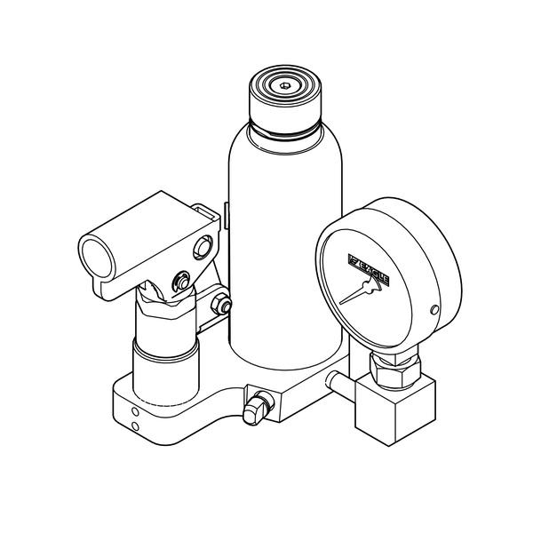 今野製作所(EAGLE イーグル) 圧力計付ダルマジャッキ(メッキ) D-030C-PG(旧型式：ED-25C-PG-75KM-25) ■商品番号・規格：D-030C-PG※取り寄せ品の納期については、メーカー在庫有時の表記となっております...