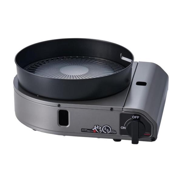 [関連word] ファミリー・ライフ a35289 イワタニ スモークレス焼肉グリル やきまるスリム トングセット[a35289] | カセットガスコンロ カセットコンロ 煙が少ない 油はね防止 トング付き