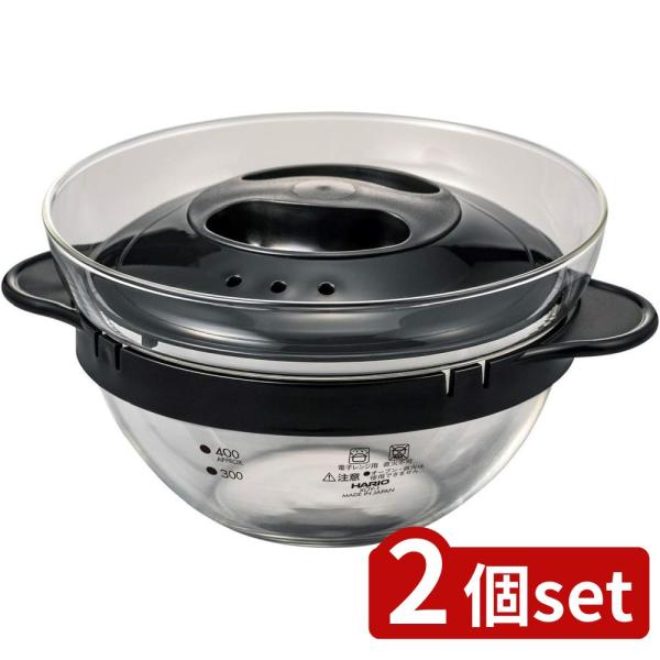 [関連word]  ガラスのレンジおかず鍋XOY-1-B 2個セット | ハリオ ガラスのレンジおかず鍋 レンジ おかず 電子レンジ 耐熱ガラス ガラス 鍋 レンジ調理 調理鍋 調理器 ガラス鍋 耐熱 蓋 両手鍋 クッカー スチーマー 蒸し...