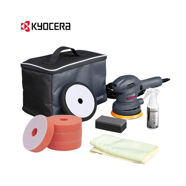 リョービ APED130KT　ダブルアクションポリシャ　車磨き専用キット・研磨用125mmスポンジ付き■商品番号・規格：APED-130KT+スポンジRYOBI　ポリシャ　車磨き専用キットと研磨用スポンジ付き
