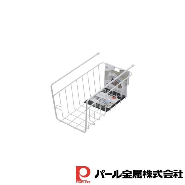 [関連Word] スキット スリム深型 パール金属 キッチン ラック 収納 カゴ 深型 吊り戸棚下 戸棚下 吊り戸棚 バスケット スリム 収納ラック キッチン収納 便利 工具不要 簡単取付け 小物入れ 吊り下げ 水回り 整理 整頓 連結可能...