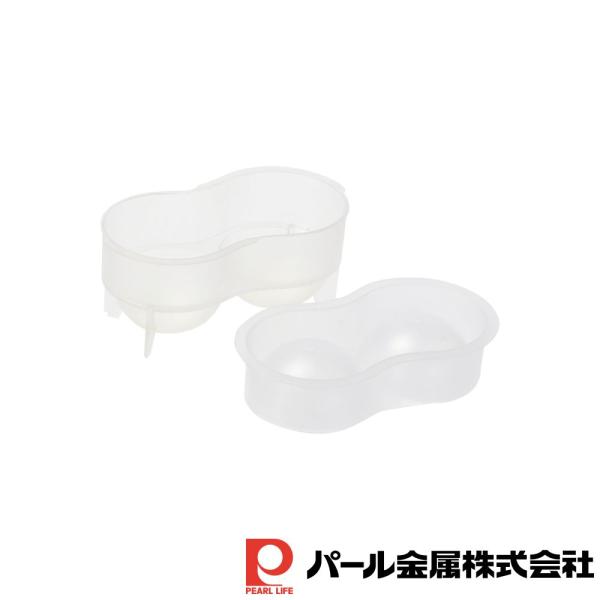 [関連Word] 冷た倶楽部 パール金属 製氷皿 丸氷 直径6cm 日本製 アイストレー 製氷器 ホワイト ロック ウイスキー 氷 アイスボール 製氷機 宅飲み お酒 アルコール アイス こおり 溶けにくい 簡単 ロックアイス 製氷用機 家...