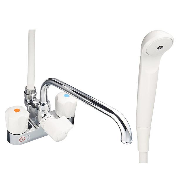 価格.com - TOTO 台付2ハンドル混合水栓(一時止水付、スプレー) TMS27C (水栓金具) 価格比較