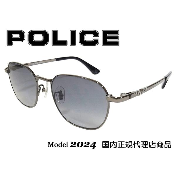 【2024年モデル】【送料無料】■商品名 ポリス POLICE サングラス ジャパンフィット SPLM33J-0568 ORIGINS 国内正規品 2024年モデル■フレーム素材：チタン■レンズ素材：プラスチック(左レンズ左上端にPOLIC...