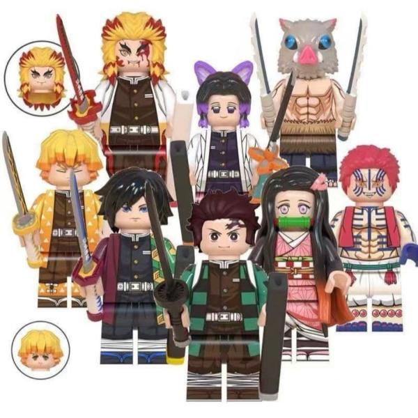 ★大人気作品の鬼滅の刃のレゴ互換商品ミニフィグ8体セット販売になります。※こちらはlego社製品ではなく、レゴと互換性のある高品質プリントと武器パーツ付きのミニフィグとなります。レゴと組み合わせて遊ぶ事が可能です。・アニメのシーンを再現して...