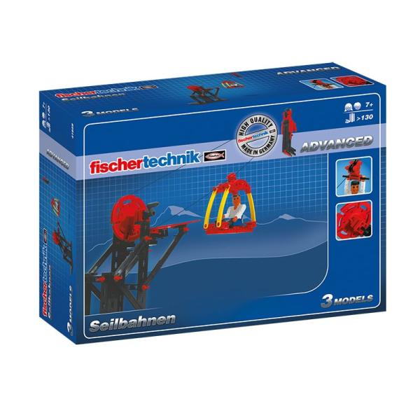 3タイプのケーブルカーで高低差を感じ取れ！パーツ数130個定期的にワークショップを開催しております。フィッシャーテクニックを通じて芽生えた疑問や問題をスタッフが一緒に考え、解決へのサポートを行います。