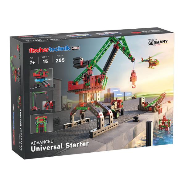 15種類のテーマを通して機械工学を学べます。パーツ数255個定期的にワークショップを開催しております。フィッシャーテクニックを通じて芽生えた疑問や問題をスタッフが一緒に考え、解決へのサポートを行います。