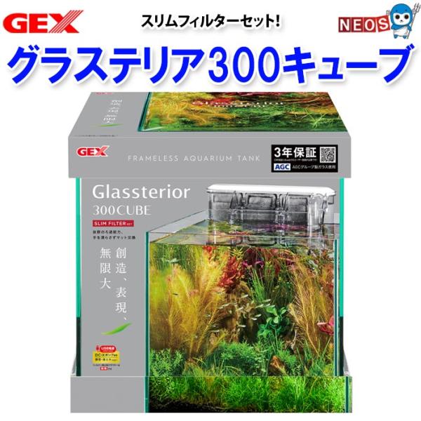 水景が美しいフレームレス水槽