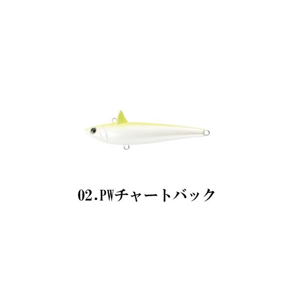 Length ：77ｍｍWeight：15gHook：＃10Ring：＃3Type：シンキングローリングベイトシリーズのオリジナルモデル。ラインアイの位置により、バイブレーションプラグのカテゴリーと思われがちですが、リトリーブ時のロッドに伝...