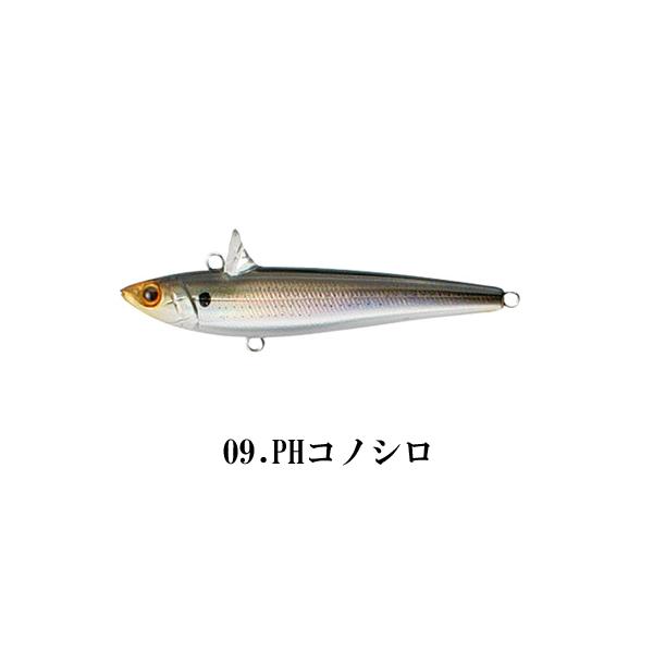 Length ：77ｍｍWeight：15gHook：＃10Ring：＃3Type：シンキングローリングベイトシリーズのオリジナルモデル。ラインアイの位置により、バイブレーションプラグのカテゴリーと思われがちですが、リトリーブ時のロッドに伝...