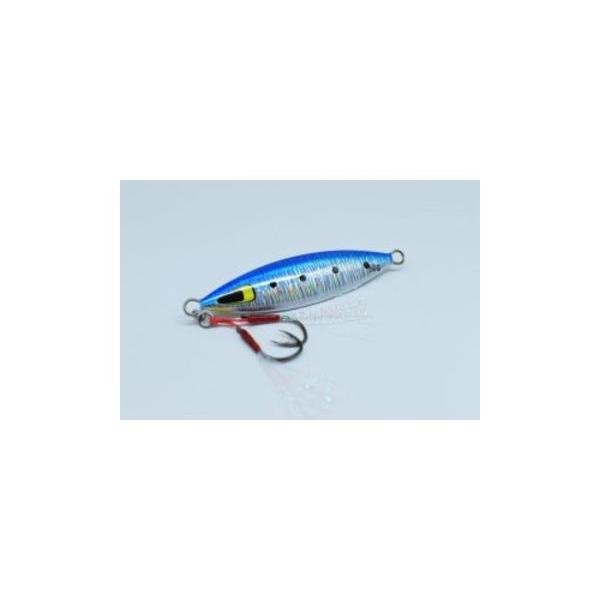 オフショアで活躍しているNONKEYをサイズダウンし、キャスティングやライトジギング用としてフィードバック！ヒラヒラとフラッシングしながら、ゆっくりフォールし魚にアピールします。これにより中層の青物、回遊魚に威力を発揮！　フォールのアタリに...