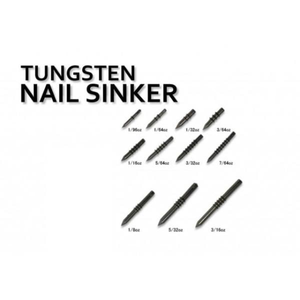 「刺しやすさ」と「抜けにくさ」を両立させた、比重18.2の「レインズタングステンネイルシンカー」！！