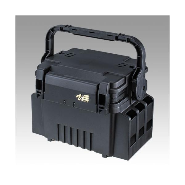 VS-7055N  ランガンシステムBOXにハンドルストッパー機能を搭載した、VS-7055N。 収納物や装着しているオプションパーツによっては、持ち運ぶ際にバランスが崩れることもあったが、ハンドルストッパー機能を使用すると、バランスを崩さ...