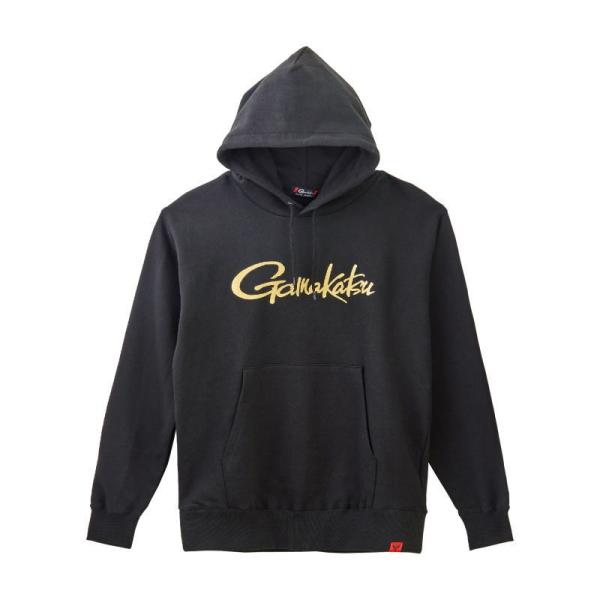 がまかつ Gamakatsu ロゴフーディ GM-3790 / フィッシングウェア【ブラック/ネイビー/グリーン/ブルー】素材：〈本体〉綿100％重量：約0.67kg(L) 【グレー】素材：〈本体〉綿90%　ポリエステル10％重量：約0.6...