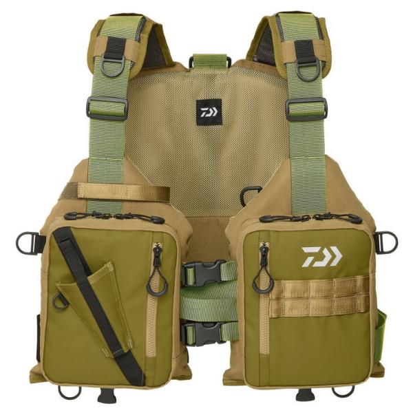 ダイワ DAIWA グローブライド ライトフロートゲームベスト DF-6425 / 救命具 ライフジャケット基本機能を網羅し軽量を追及したアクティブゲームベスト汚れの付きにくく乾きやすい素材をポケット前面に新採用。好評の背面メッシュ素材を全...