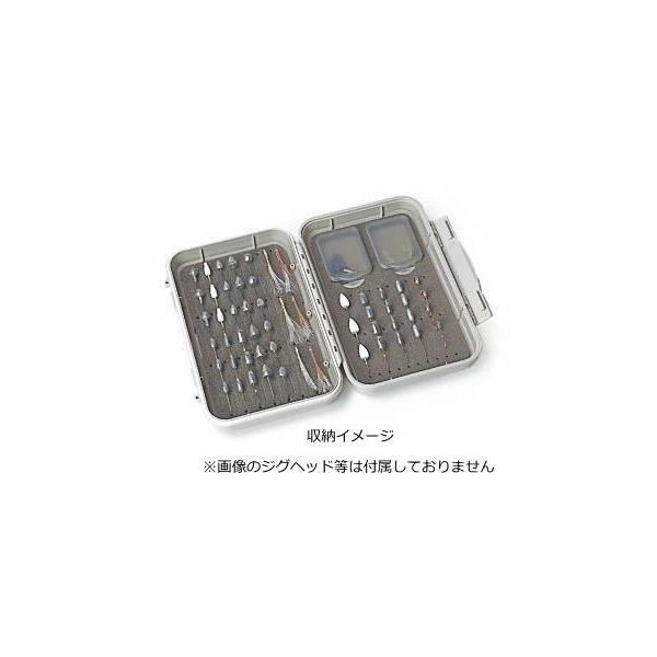 ライトゲーム ジグヘッド ルアー 小物 釣り フィッシング ケース ボックス極小サイズの小物の収納に最適な小型ケースを2個付属●メバルやアジに代表されるライトSWゲームで使用するジグヘッドや小物を効率よく収納できるケースです。●マイクロスリ...