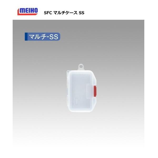 メイホウ SFC マルチケース SS明邦のニューコンセプト、システムフィッシングコンポVS-8050やVS-3080、VS-3078党にシステム収納可能蓋と本体の連結部に笠を立てているため、連結部の破損を極力回避！！蓋の天面に若干の段差を設...