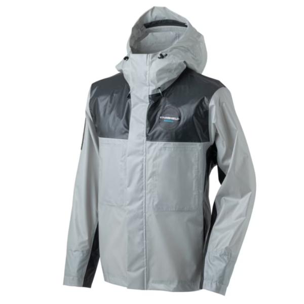 シマノ SHIMANO 船釣り オフショア 雨具 雨合羽 レインウエア レインジャケット フィッシングウェア汚れに強く、軽やかに。船釣り・オフショアに最適な1着PU・PVC以上の防汚性能と、PVC比で約半分の軽さを兼ね備えた特殊生地「ステイ...