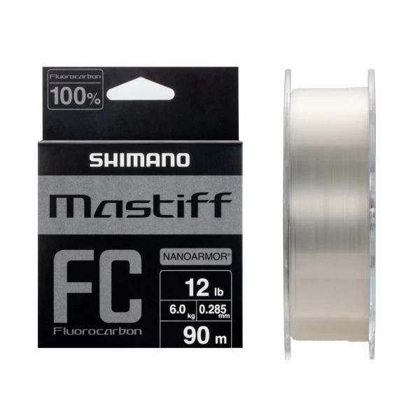 シマノ SHIMANO mastiff ブラックバス バスフィッシング ルアー フロロ 釣糸 ライン表面にナノレベルの凹凸を設けた「ナノアーマー」構造でノットの強力維持に優れたフロロカーボンライン。平行巻を採用。バスフィッシングに求められる...