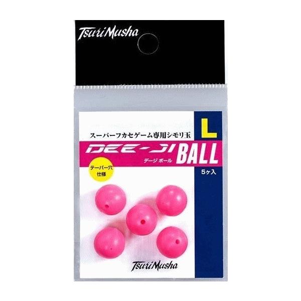 釣武者 dee-ji (デージ) ボール  釣具 フィッシングスーパーフカセゲームデージ専用シモリ玉M(適合ライン：10号／入り数6ヶ)、L(適合ライン：15号／入り数5ヶ)