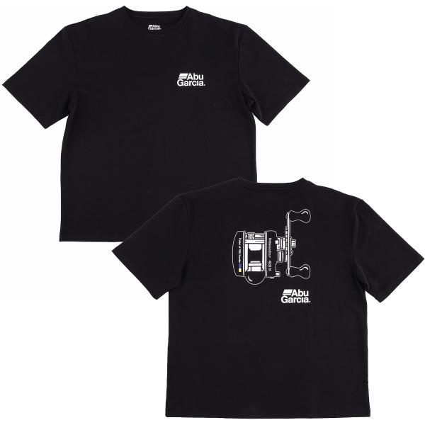 アブガルシア アンバサダー4600CAグラフィックT ブラック (フィッシングシャツ Tシャツ)■素材：綿75％，ポリエステル25％■サイズ表記(裄丈/胸廻り/着丈)：M(52cm/116cm/67cm)・L(56cm/120cm/69cm...