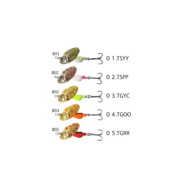AR-S トラウトモデル トリックカラー 3.5g■自重：3.5g■フック：カルティバ ST-11 #10《スミス スピナー》