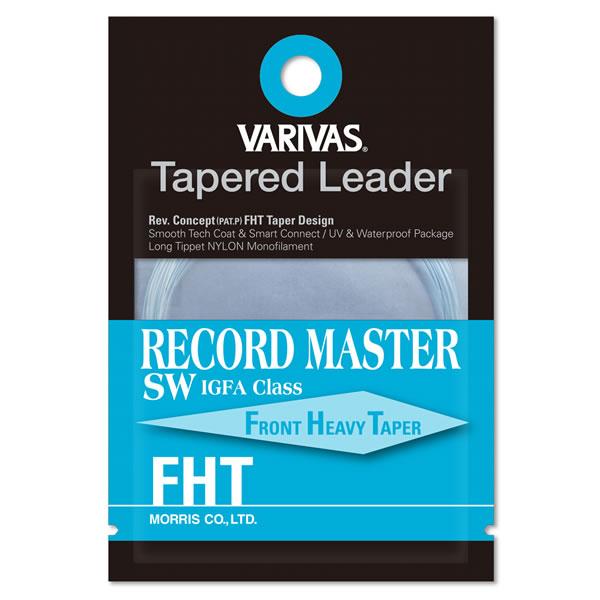 バリバス テーパードリーダー レコードマスターSW FHT IGFA 12ft (フライライン)■カラー：アクアブルー（ティペットはクリア）■規格：DIA.(mm)12ft. 20LB.：Tippet 0.37／Butt 0.5612ft....