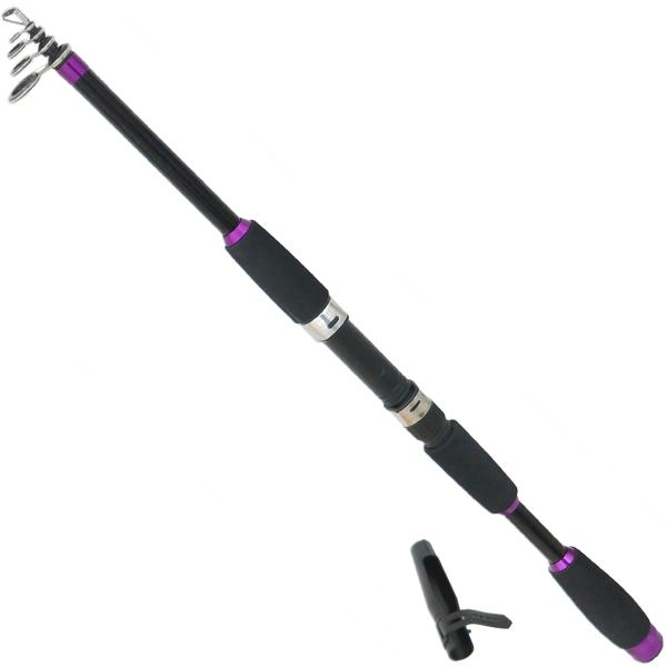 F-STEP ストロールパックSP 210 パープル (船竿)■標準全長：約2.12m■仕舞寸法：約52.5cm■先径/元径：1.6/13.2mm■標準自重：130g■錘負荷：5〜15号■カーボン含有率：60％■継数：5本≪F-STEP 船竿≫