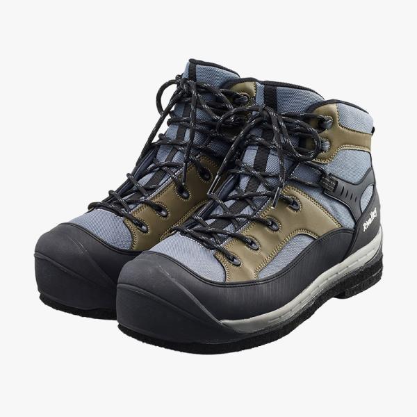 リバレイ RV ドレインウェーディングシューズ2 FE フェルトソール グレー 5421 (フェルトシューズ 釣り ドレインソール)■素材：ポリエステル ソール部：EVA、ラバー、フェルト≪リバレイ フェルトシューズ 釣り ドレインソール≫