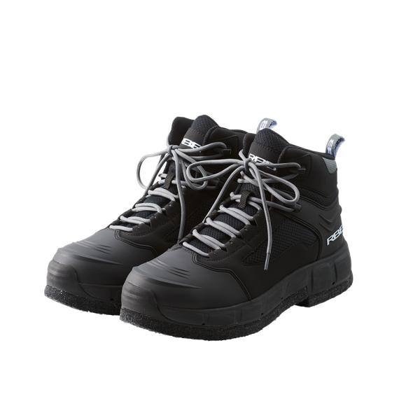 リバレイ RBBロックショアフェルトスパイクシューズTG ブラック #7692 (フェルトシューズ 釣り)■サイズ(cm)：M(25.5)・L(26.5)・LL(27.5)・3L(28.5)■素材・・・ポリエステル、合成皮革/ソール・・・E...