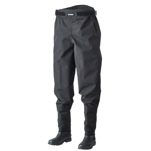 リバレイ RBBウエストサーフウェーダー ブラック #7731 (ウェーダー ウエーダー 釣り)■素材：本体・・・320デニールナイロン（リップストップ）、裏メッシュ・・・ポリエステル100％、ブーツ部・・・PVCソール■発売年：2024年...