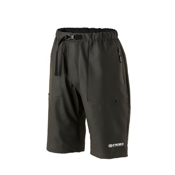 リバレイ RBB オフショアハーフパンツ ブラック #7709 (レインウェア レインパンツ)■機能：防水■素材表：PVC50% ポリウレタン50％／裏：ポリエステル100％≪リバレイ レインウェア レインパンツ≫