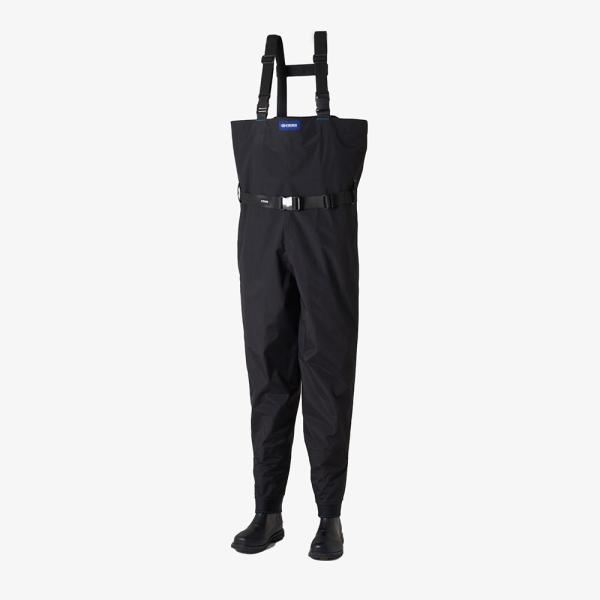 リバレイ RBB コンフォートタイドウォーカー ブラック #7745 (ウェーダー ウエーダー 釣り)■素材本体：ナイロン100％(PVC防水加工)／裏メッシュ：ポリエステル100％／ブーツ：PVC(塩ビ)、フェルトピンソール≪リバレイ ウ...