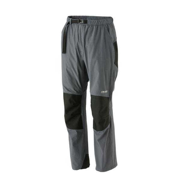 リバレイ RBB ロックショアストレッチパンツ チャコール #7757 (フィッシングパンツ フィッシングウェア)■素材本体：ナイロン86％　ポリウレタン14％≪リバレイ フィッシングパンツ フィッシングウェア≫
