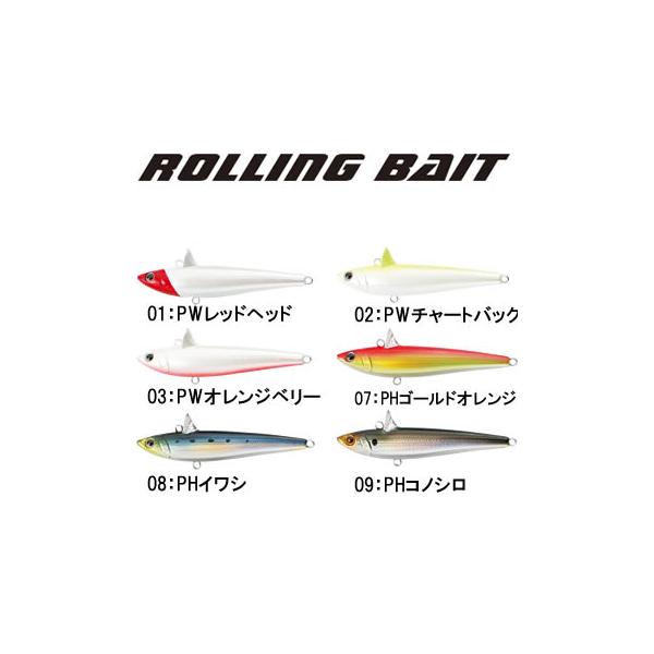 ローリングベイト RB77 (シーバス ルアー)■タイプ：スーパースローシンキング■全長：77mm■自重：8g■フック：ST46#10■リング：#3《タックルハウス ルアー》