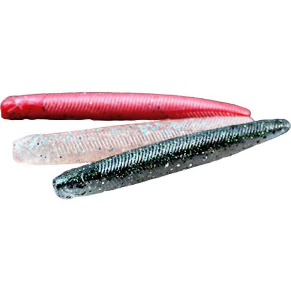 ジャッカル ヤミィフィッシュ 3in (ブラックバスワーム)■Length：3inch■Quantity：5本入■推奨フックサイズ：オフセット#1・1/0≪ジャッカル ブラックバスワーム≫