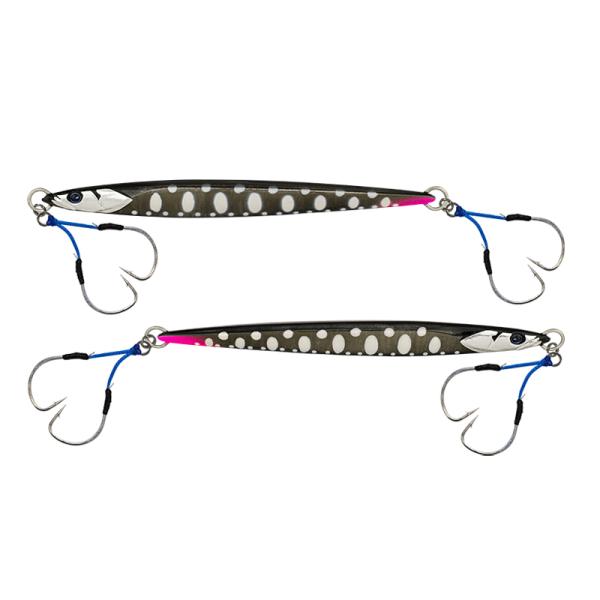 ジャッカル バンブルズジグセミL桜鱒 120g G0901 オボロブラックグロー (メタルジグ ジギング)※画像はシリーズ代表の商品を使用しております。悪しからずご了承下さい。※ホログラムの仕様は、製造時期により異なる場合があります。≪ジャ...