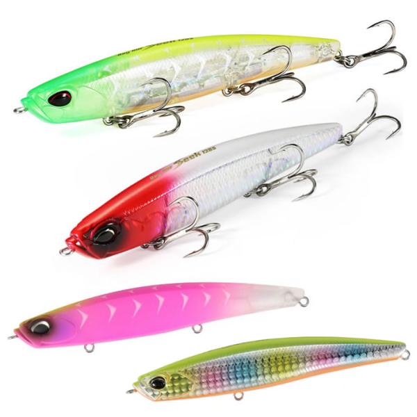 デュオ ベイルーフ シーク 128S (ソルトルアー)■Name：ベイルーフシーク128S■Length：128mm■Weight：38g■Type：重心固定・シンキング■Range：0~0.7m■Hook：#4■Ring：フックアイ#3....