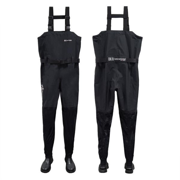 デュオ DUOプロスペックウェーダー フェルトピンソール ブラック (透湿防水ウェーダー ウエーダー 釣り)■サイズ／S〜XXXL■カラー／ブラック■素材／上部：ナイロン100％(透湿防水加工)・下部：ナイロン100％(PVC防水加工)・ブ...