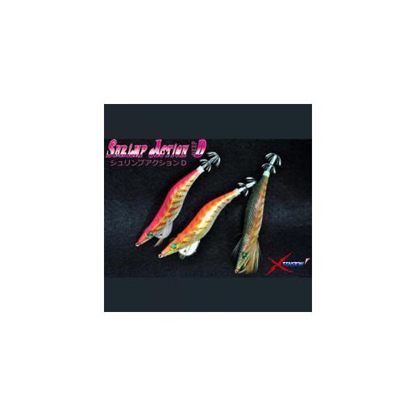 シュリンプアクションD 2.5号■サイズ：2.5号≪マルシン エギ≫●発売以来高評価をいただいたDeep Sliderの直系の進化版。それがShrimp Action D。その操作性、アピール力はDeep Sliderを凌駕しDeep Si...