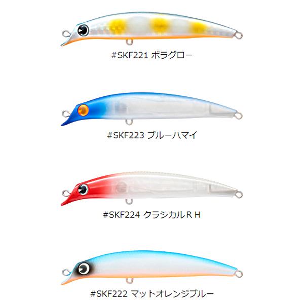 アムズデザイン アイマ サスケ SF-95 SKF (シーバス ルアー)■全長：95mm重量：8g■レンジ：10-60cm■タイプ：フローティング■アクション：ウォブンロール■フック：#6■リング：#3≪アムズデザイン シーバス ルアー≫
