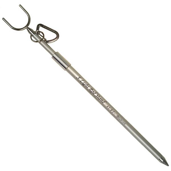 ベルモント ショートライトロッドスタンド サーフ MS-218 (ロッドスタンド)■材質：(本体)アルミニウム、(竿掛け部)18-8ステンレス■サイズ：(太パイプ)Φ13、(細パイプ)Φ10、(仕舞寸法)42cm、(伸し寸法)65cm■重量...