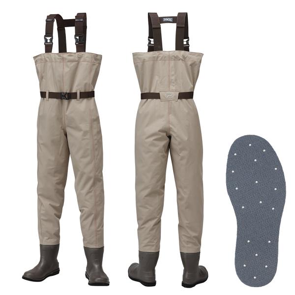 プロックス テフロンポリエステルウェダー チェスト/フェルトスパイク PX3322 (ウェーダー ウエーダー 釣り)≪プロックス ウェーダー ウエーダー 釣り≫